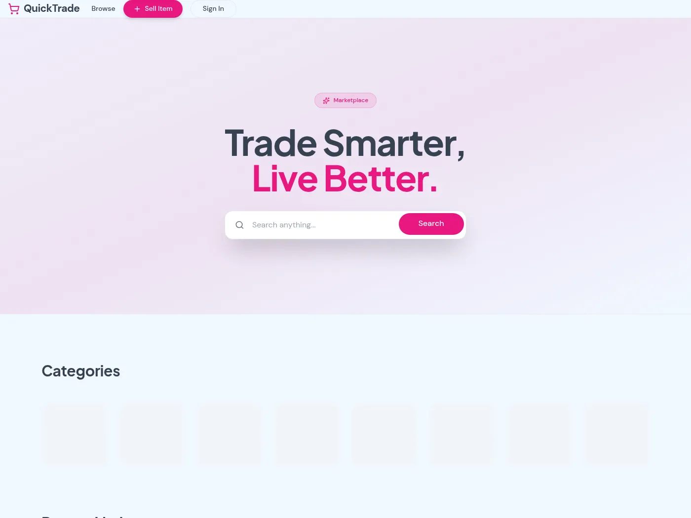 QuickTrade Hub