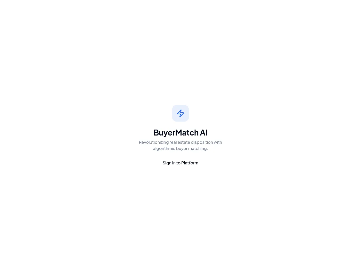 BuyerMatch AI Engine