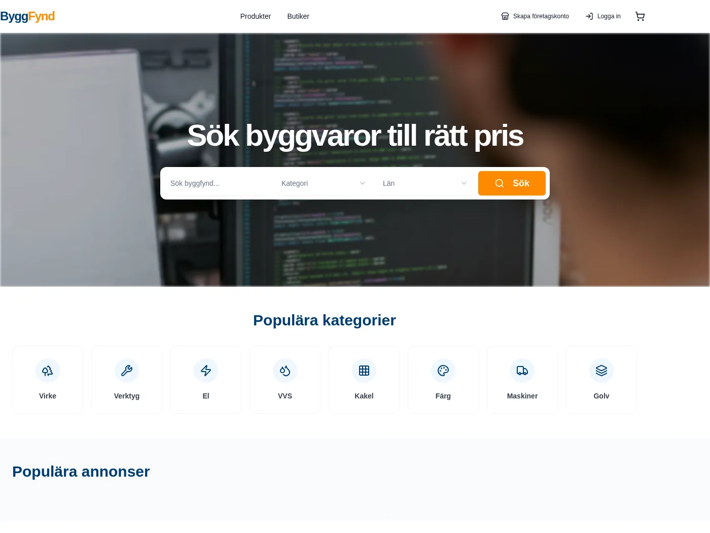 ByggFynd Marketplace