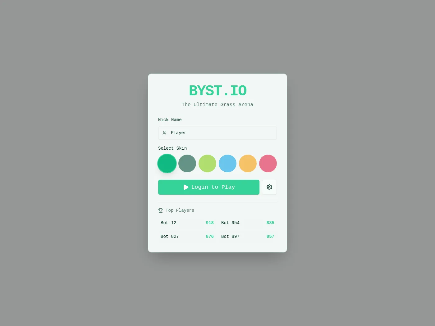 BYST.IO Online Game