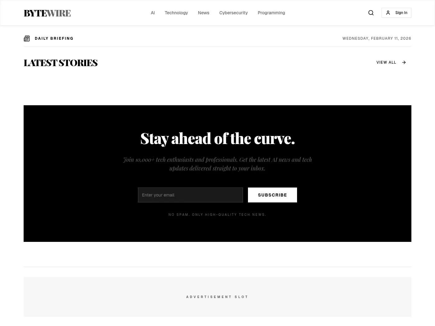 ByteWire News Hub
