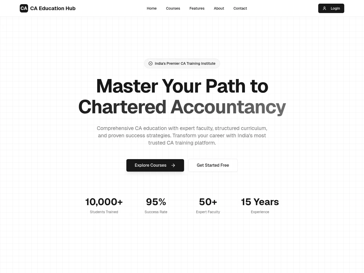 CA Edu Training Hub