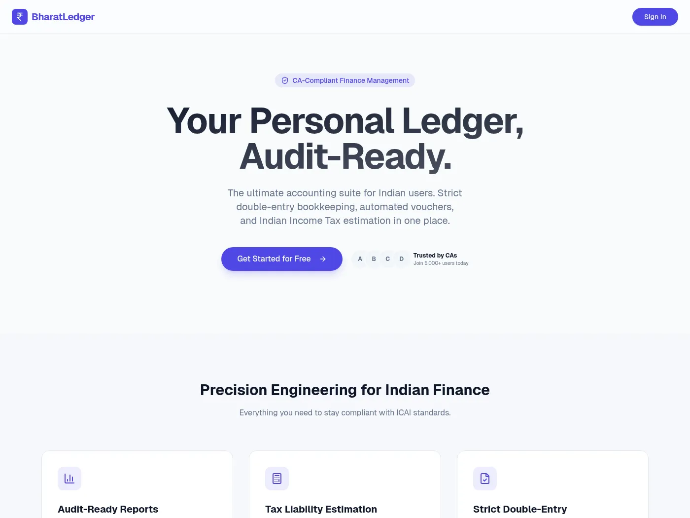 BharatLedger CA Finance Suite