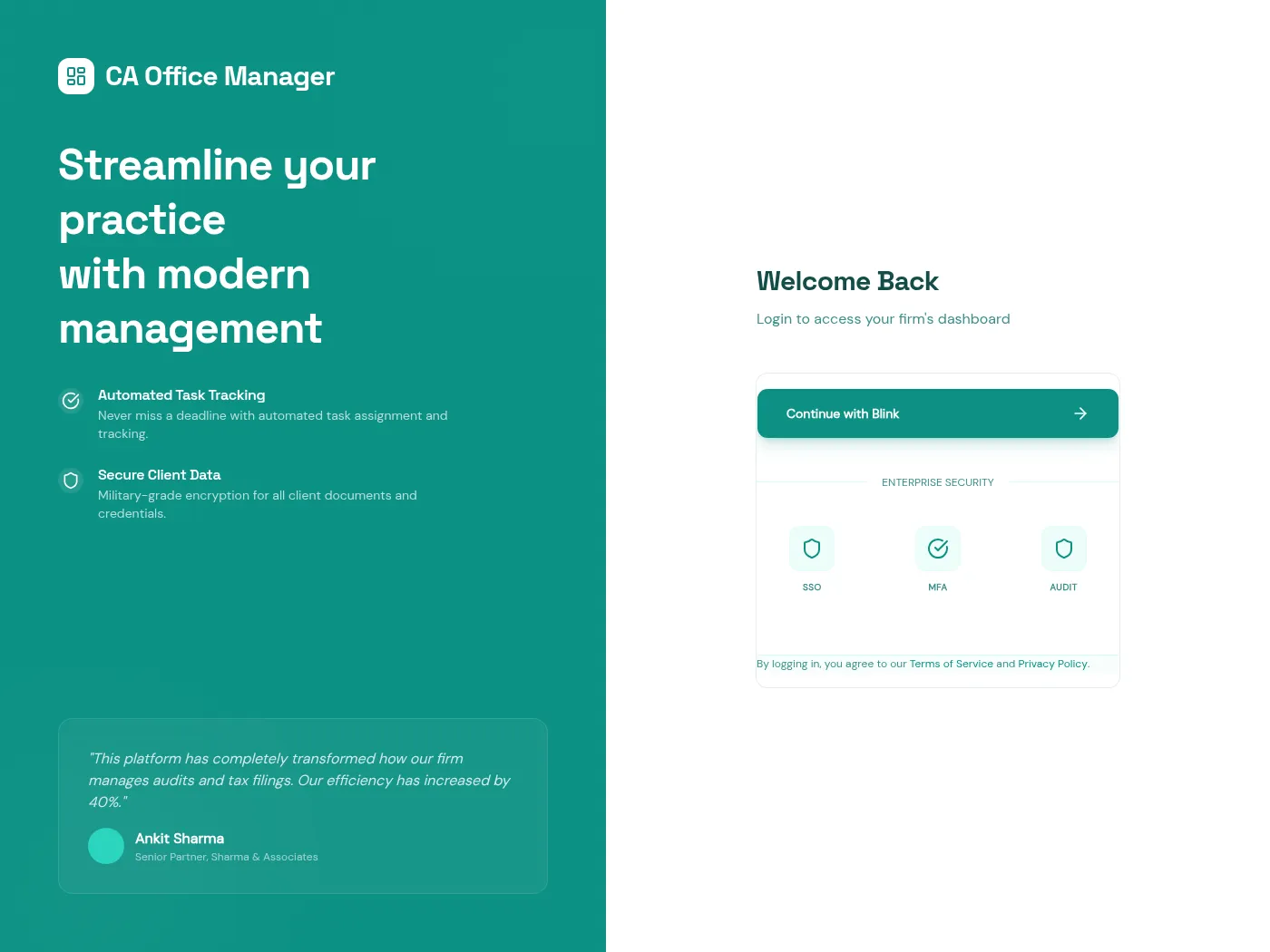 CA Office Manager