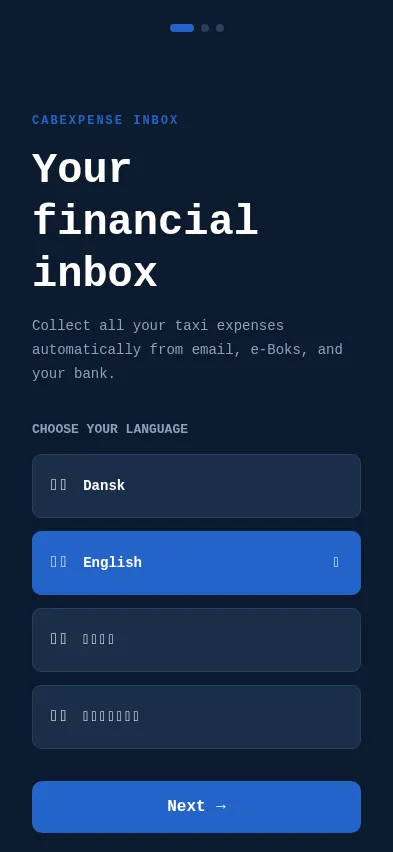 CabExpense Inbox