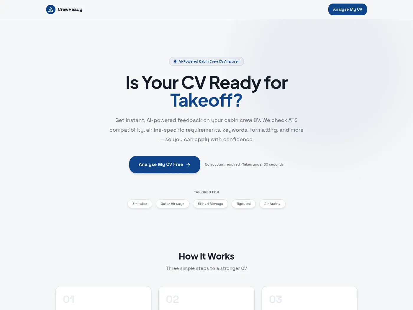Cabin Crew CV Analyzer