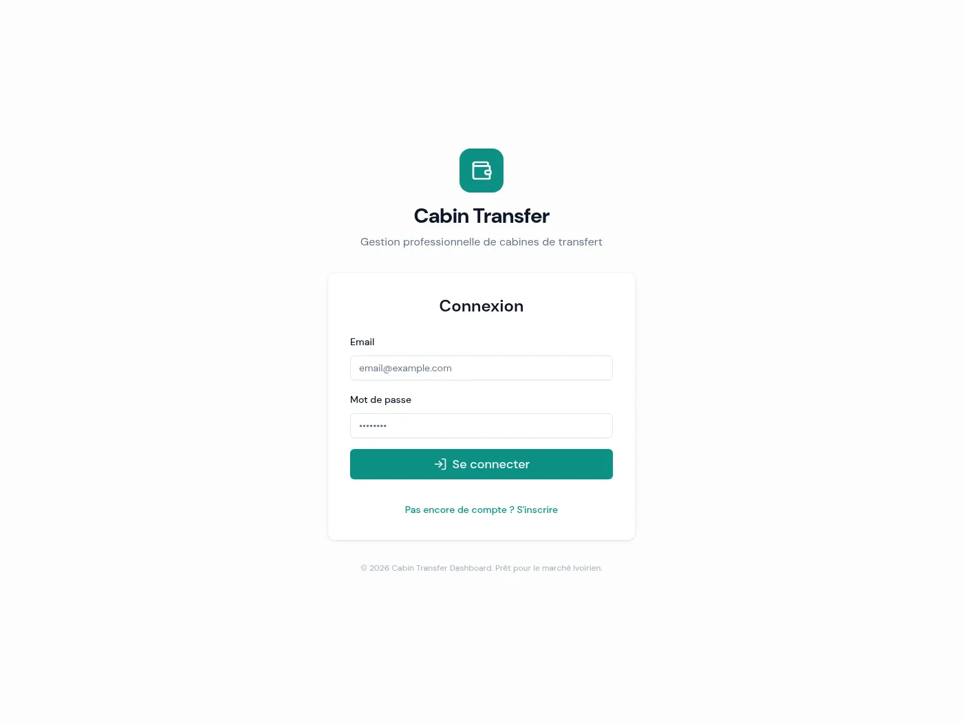Cabin Transfer Dashboard