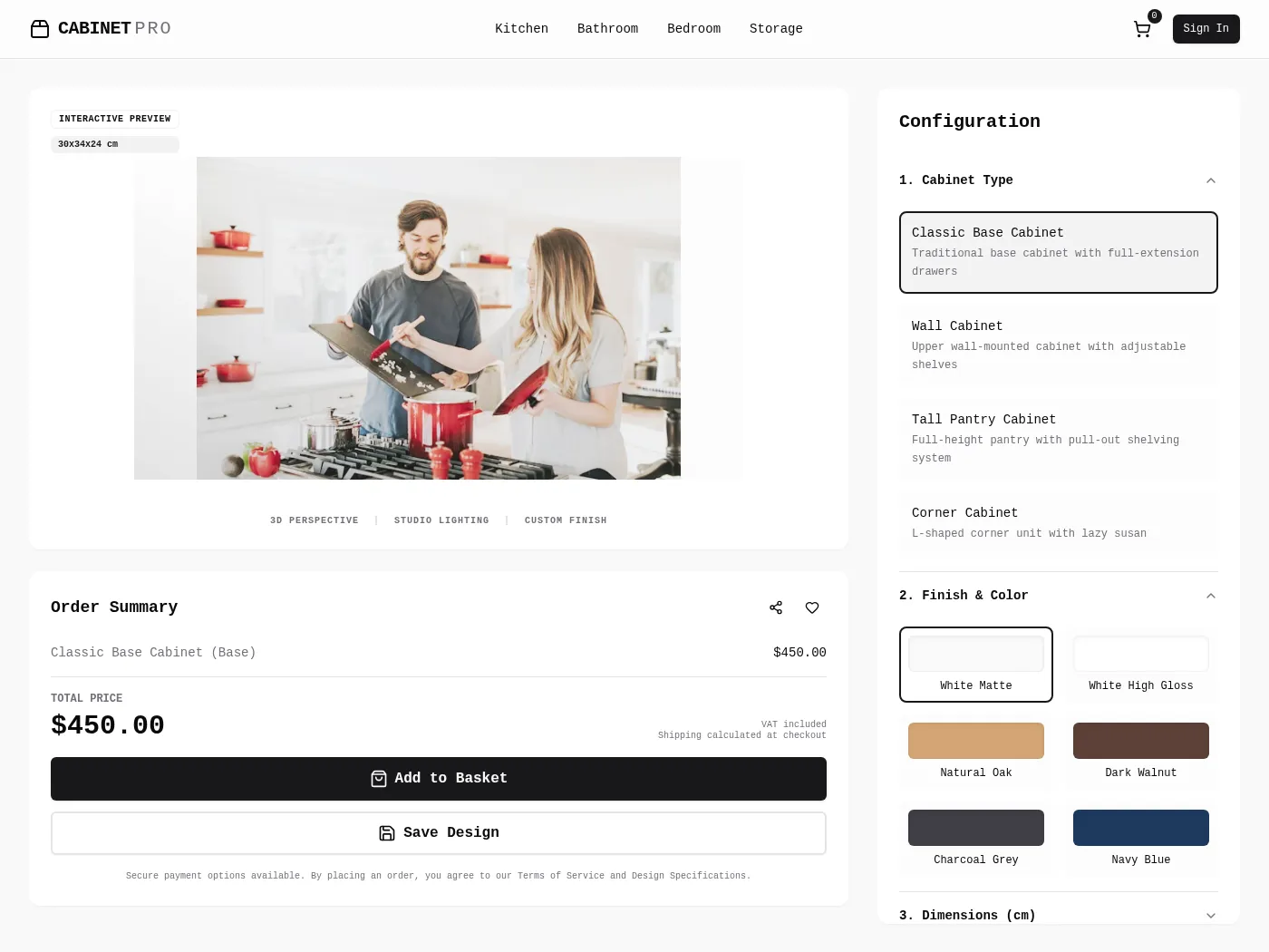 Cabinet Configurator Pro