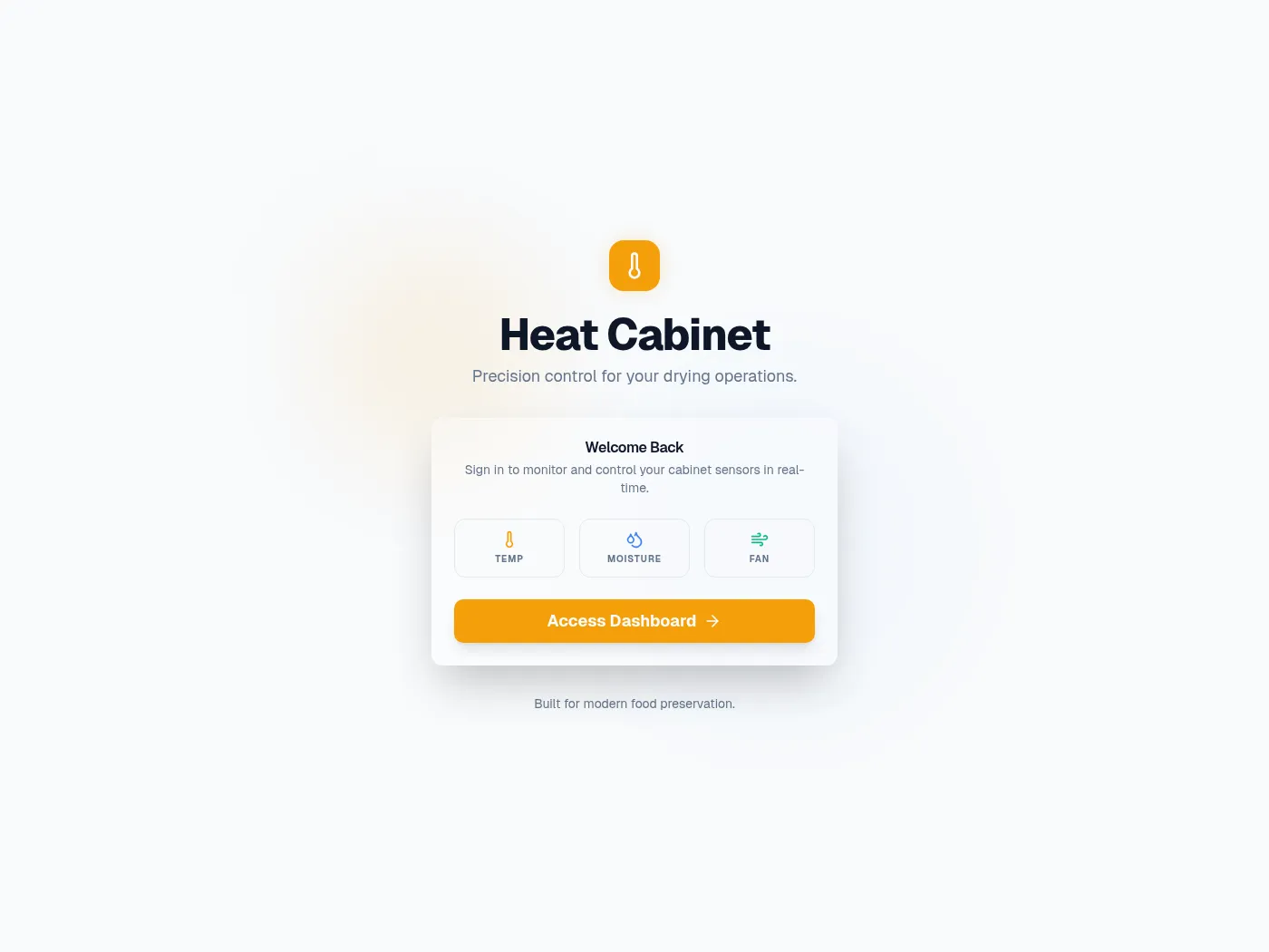 Heat Cabinet Monitor