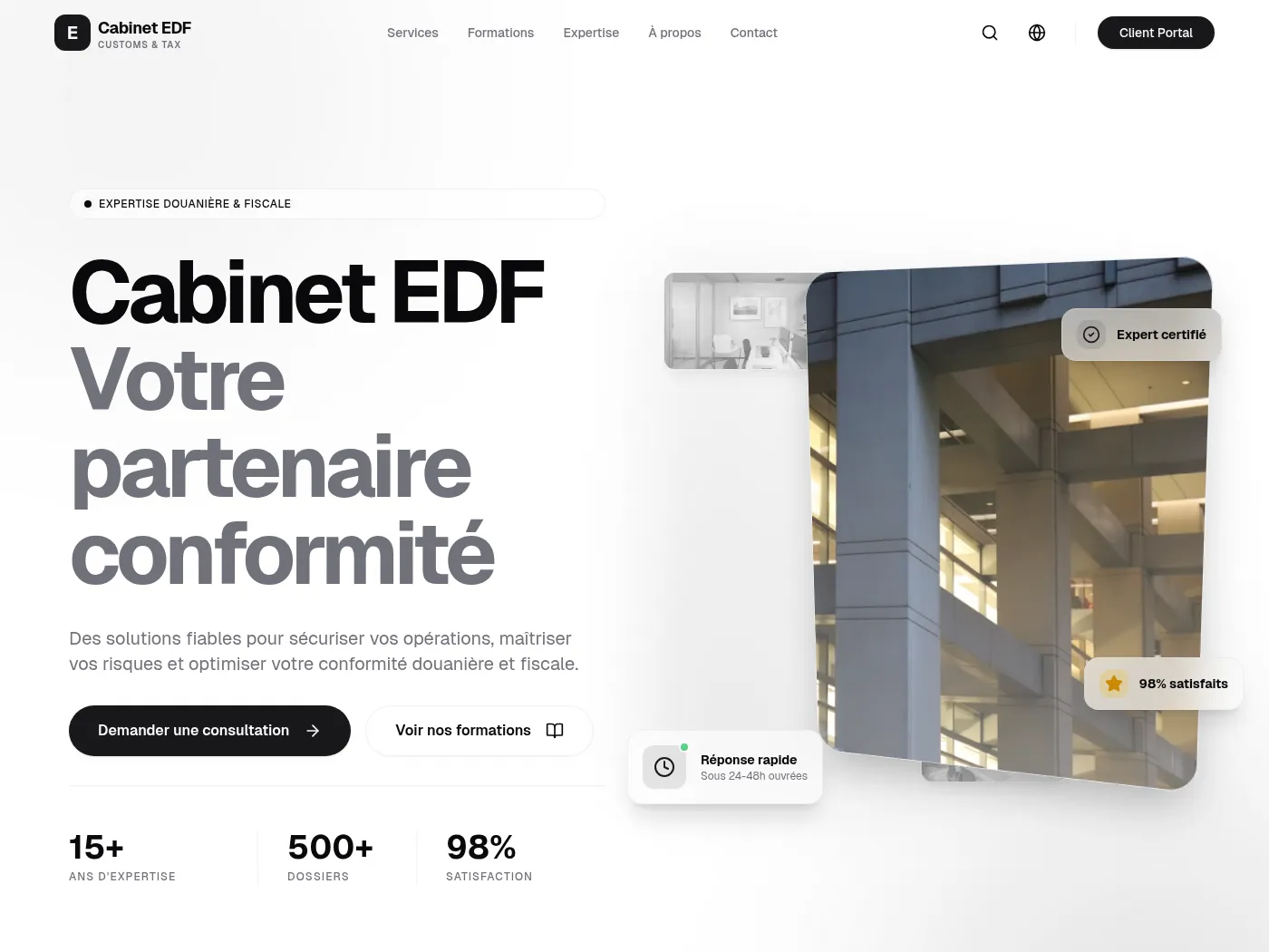 Cabinet EDF Hero Revamp