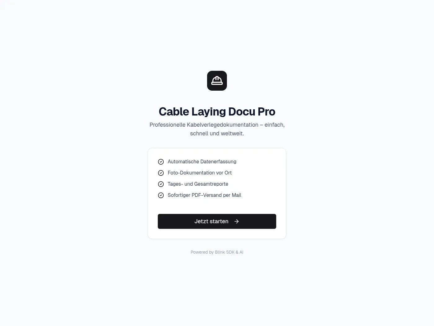 Cable Laying Docu Pro