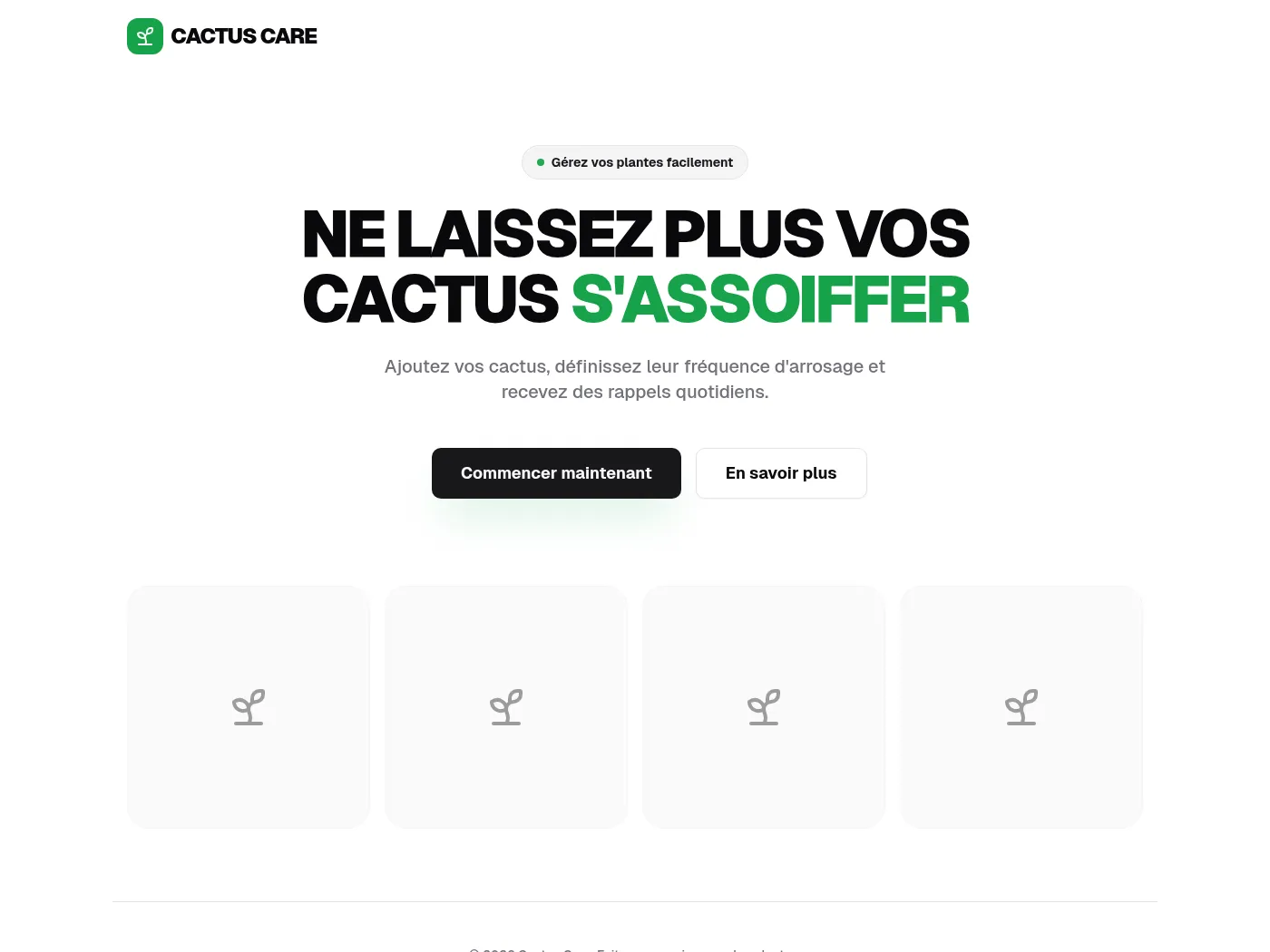 Cactus Watering Reminder