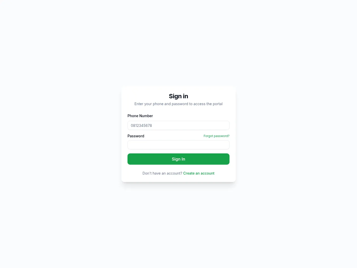 CaddieConnect Portal