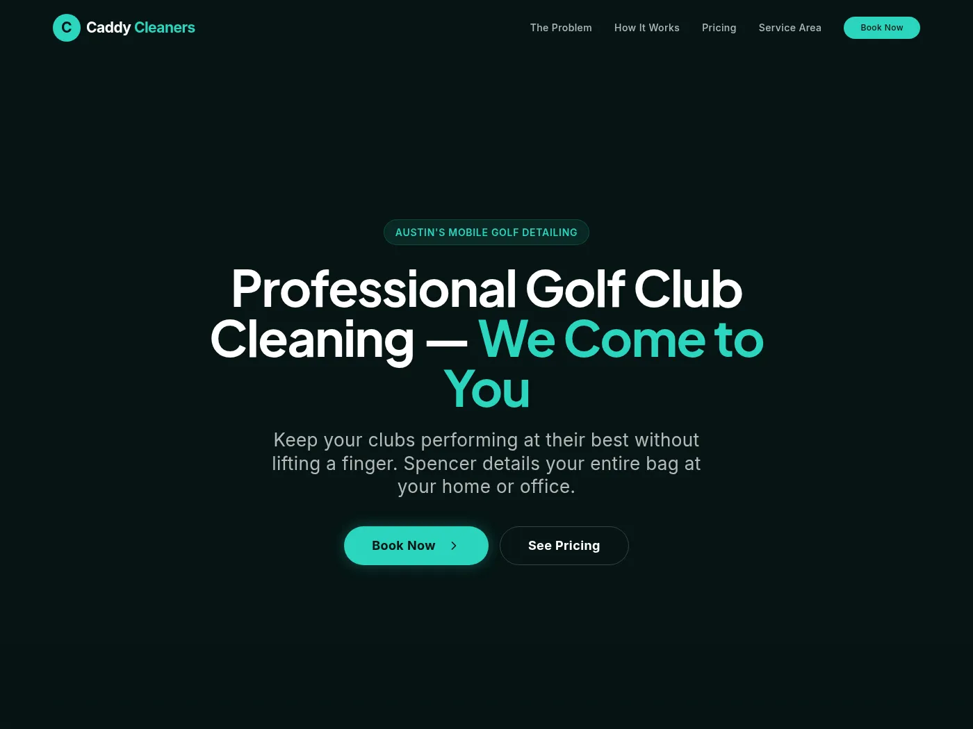 Caddy Cleaners Web