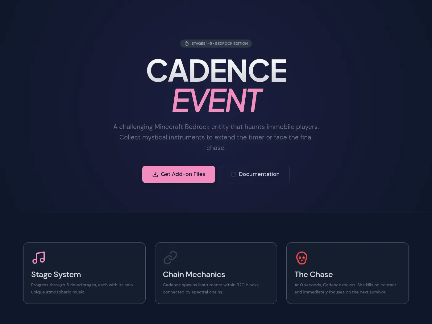 Cadence Minecraft Event