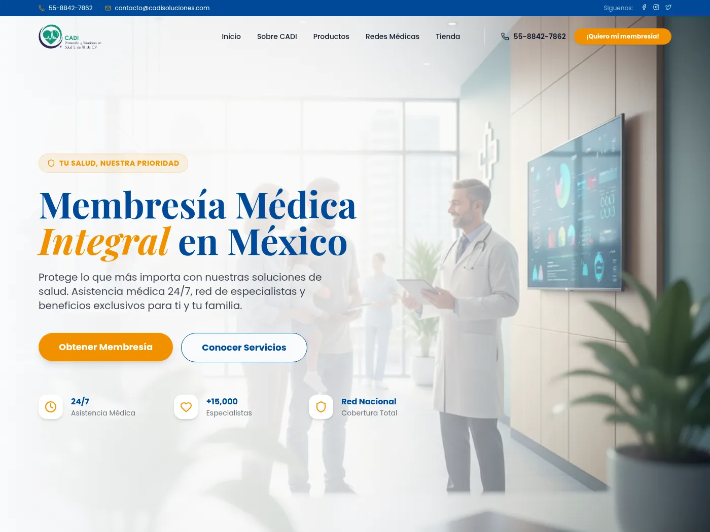 Cadisoluciones Home Redesign
