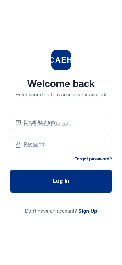 CAEH Payments App