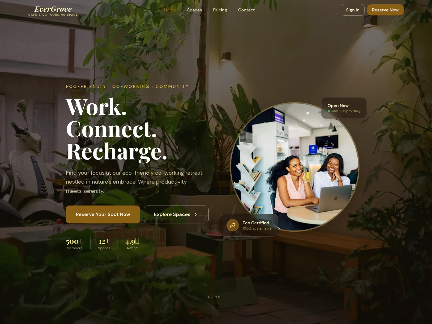 Cafe CoWork Connect