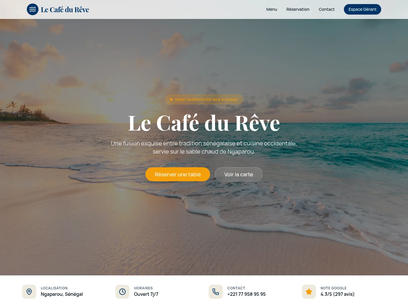 Le Café du Rêve Web