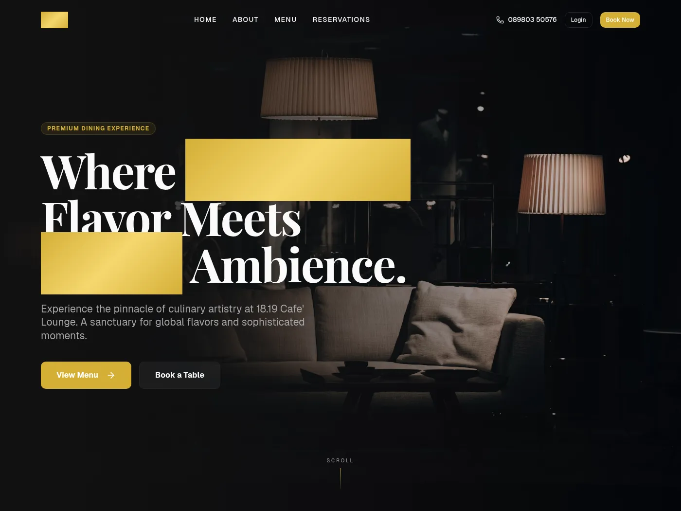 Cafe Lounge Luxe Site