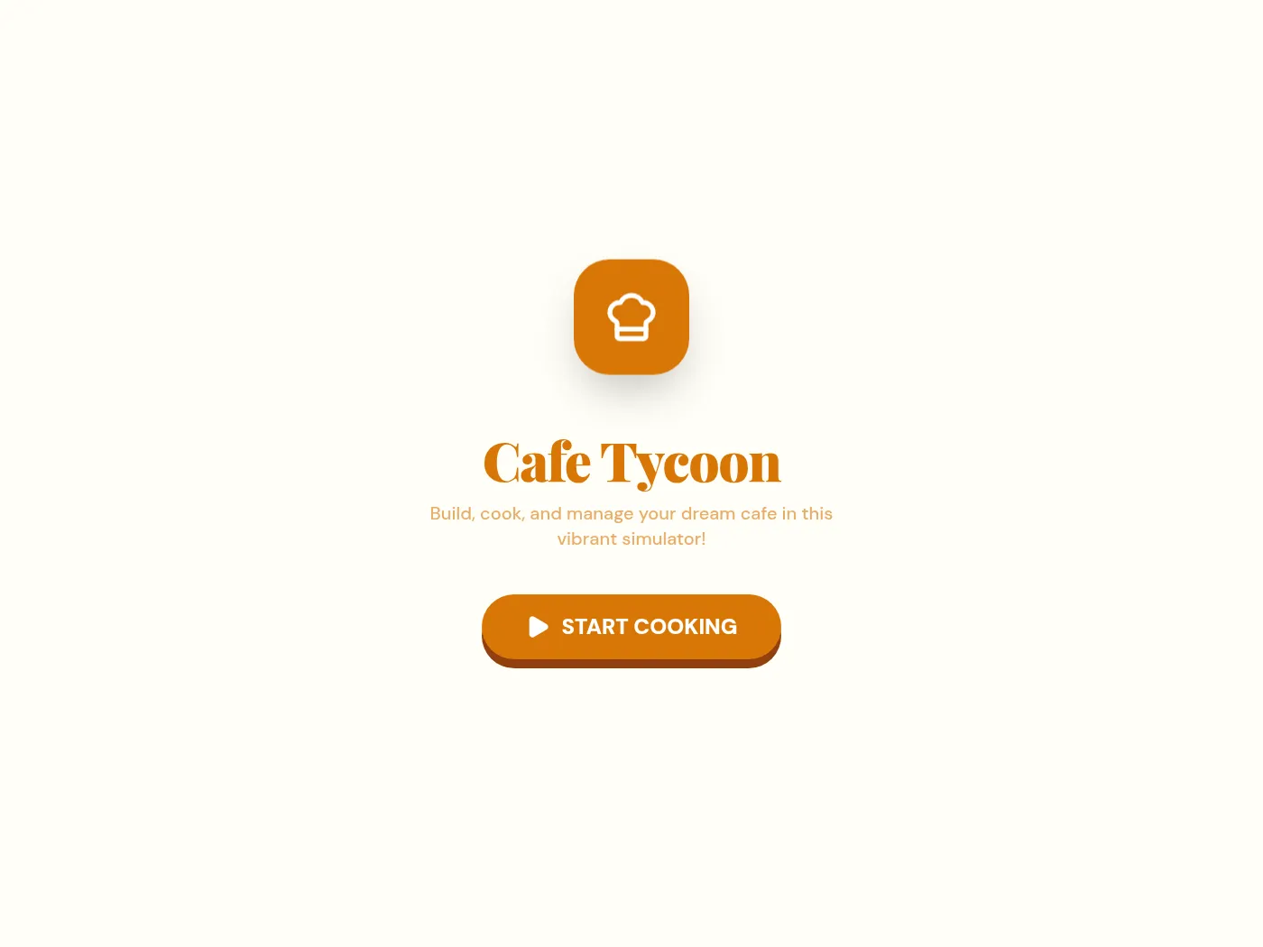 Cafe Tycoon Game
