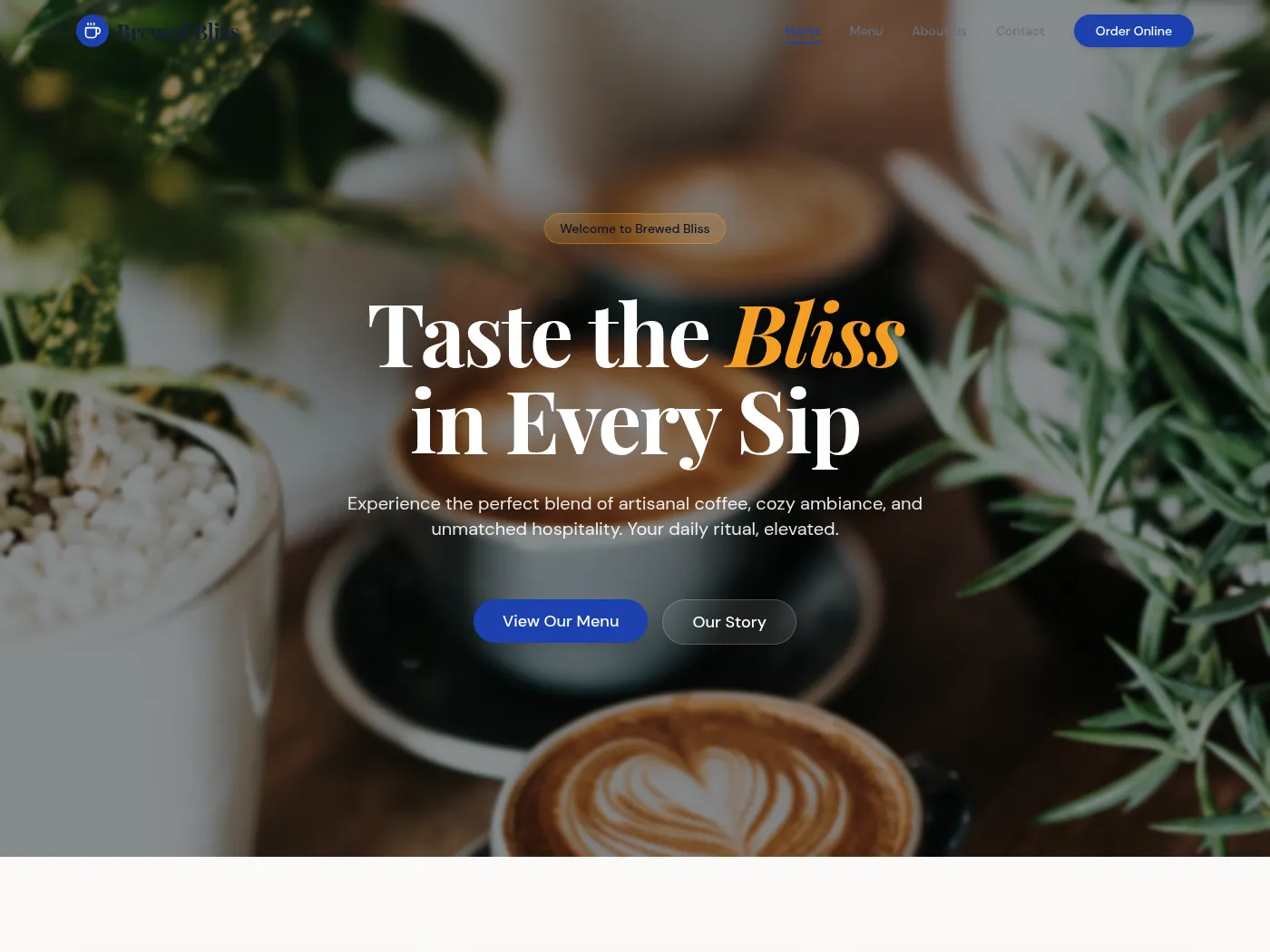 Brewed Bliss Cafe