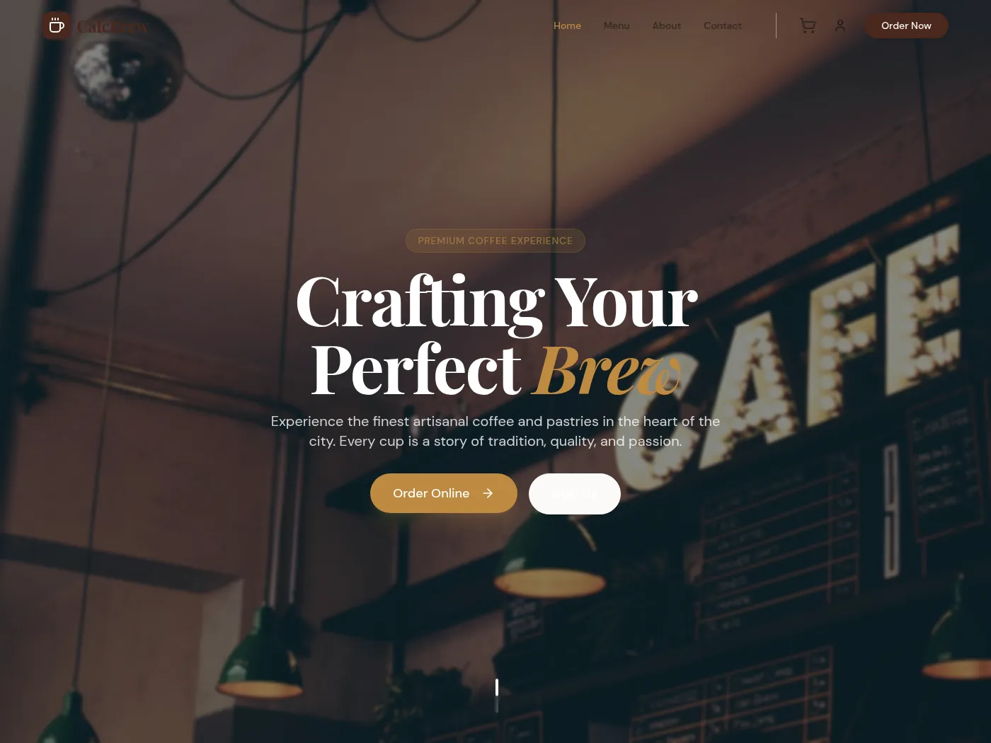 CafeBrew Web Platform