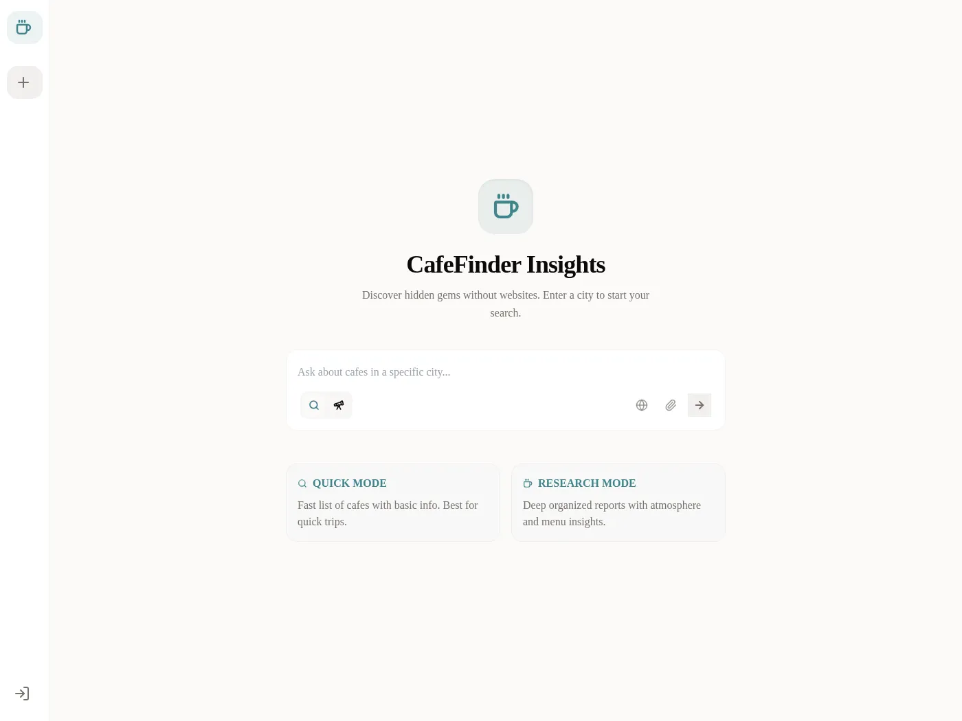 CafeFinder Insights