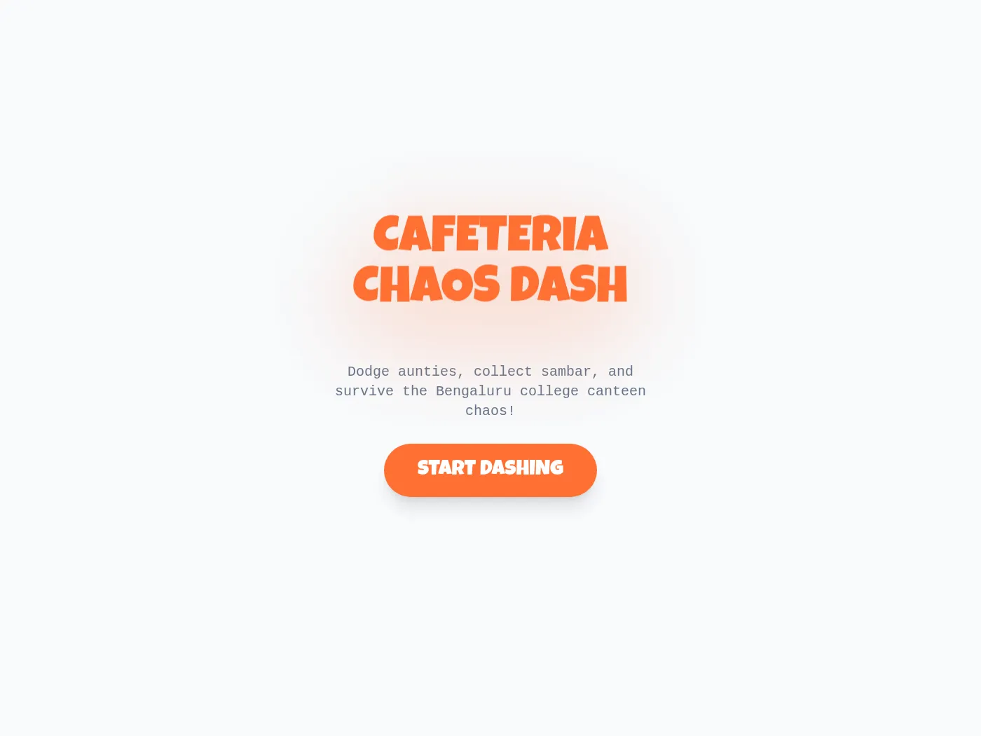 Cafeteria Chaos Dash