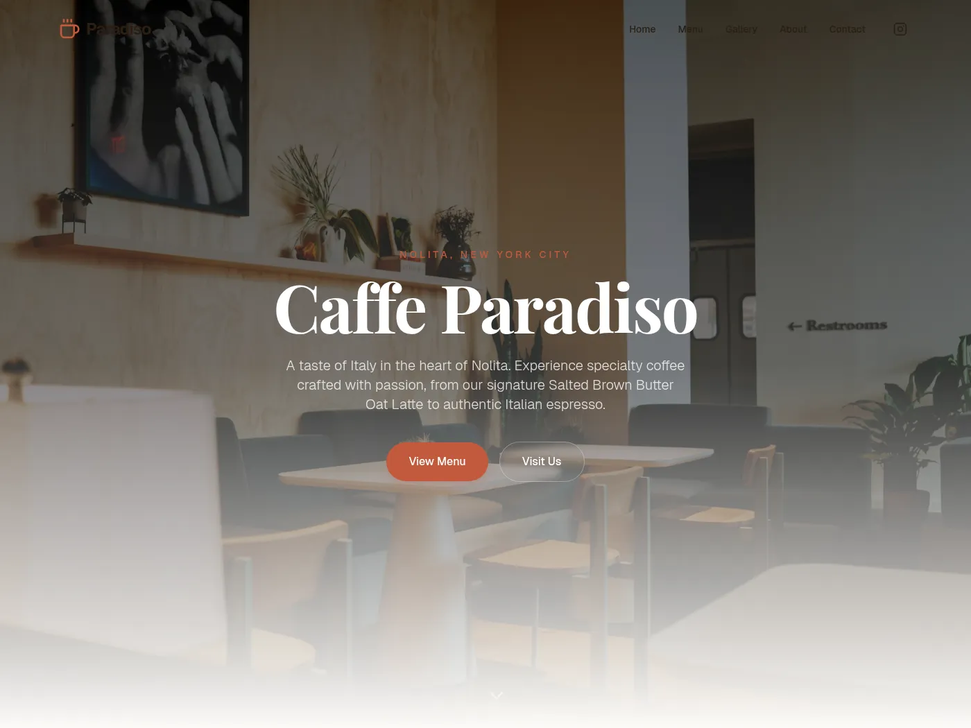 Caffe Paradiso Site