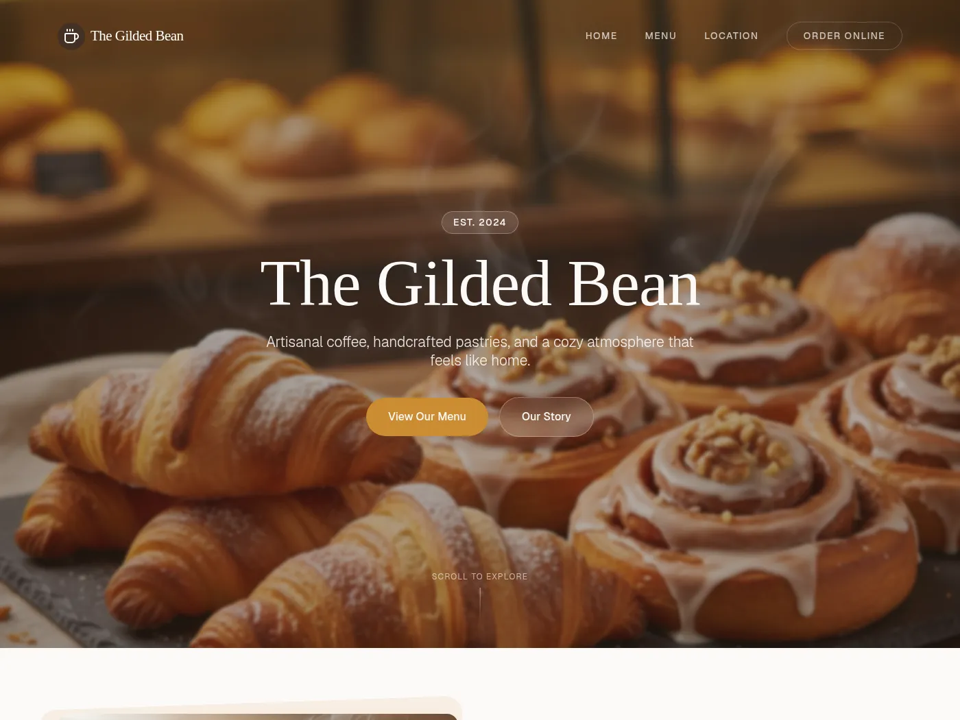 Caffe Web Presence
