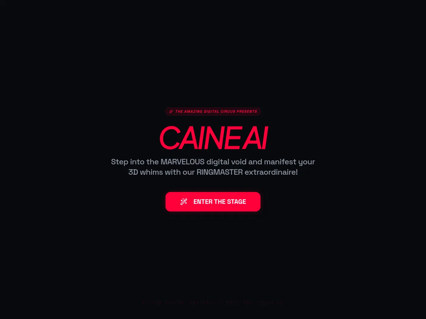 Caine 3D Creator AI