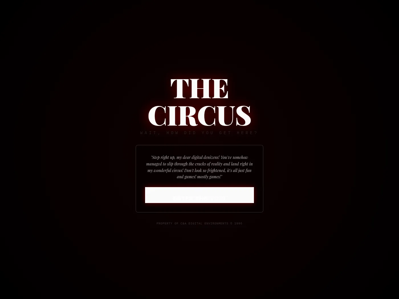 Caine's Digital Circus