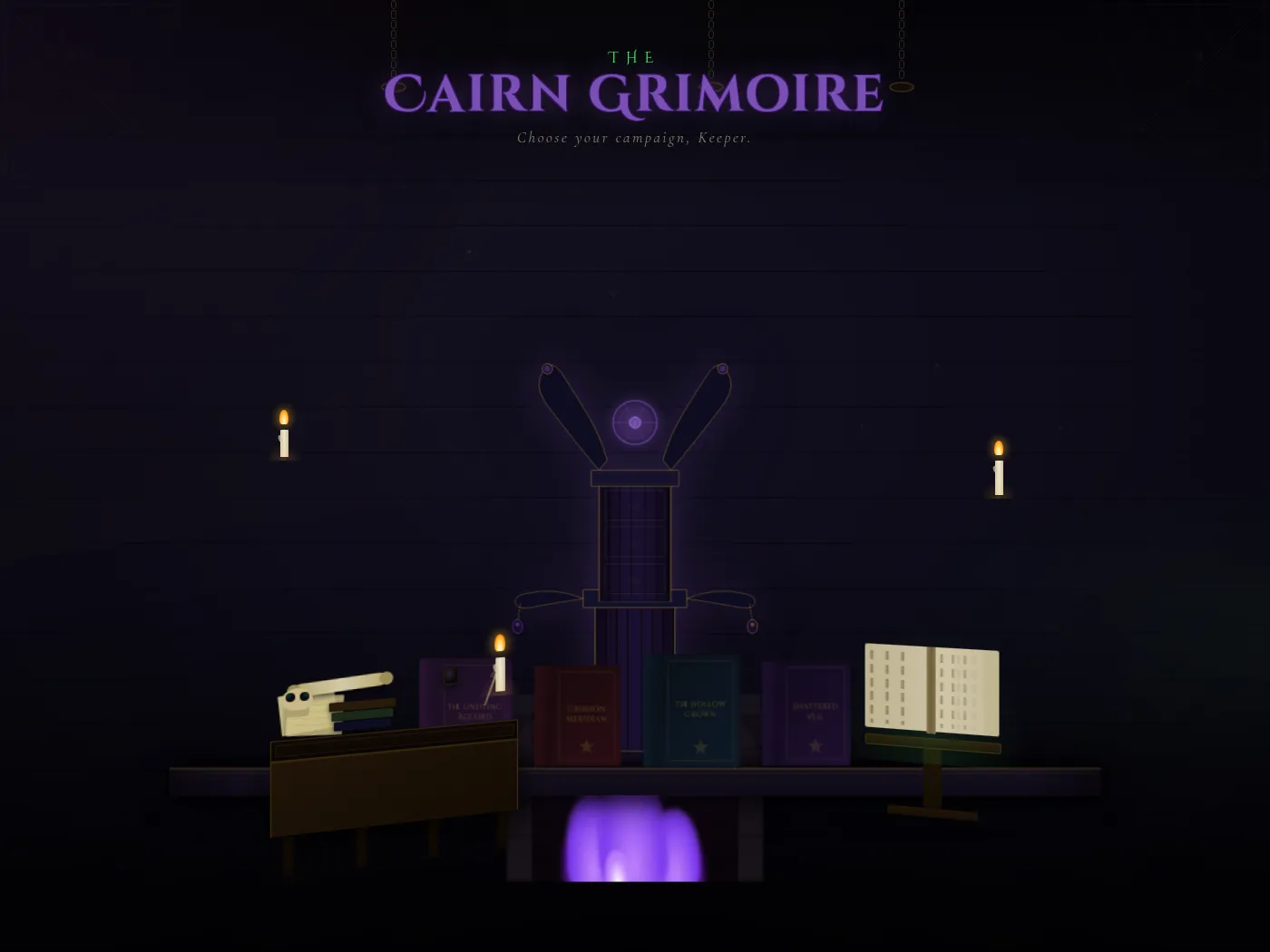 Cairn Grimoire Campaign Select