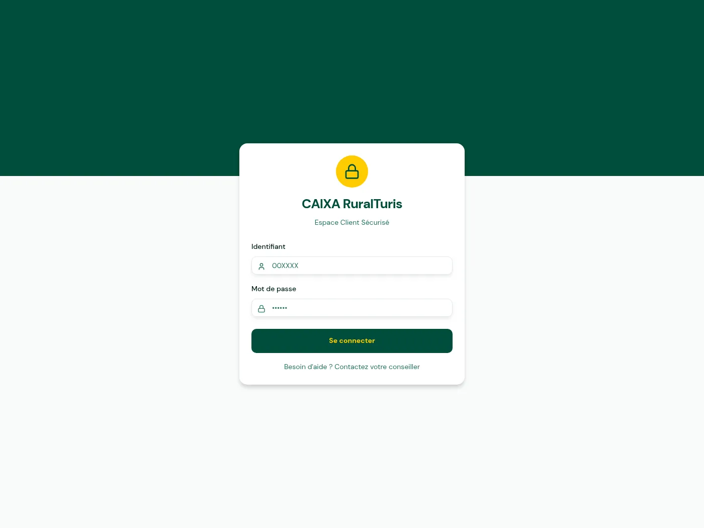 CAIXA RuralTuris Portal