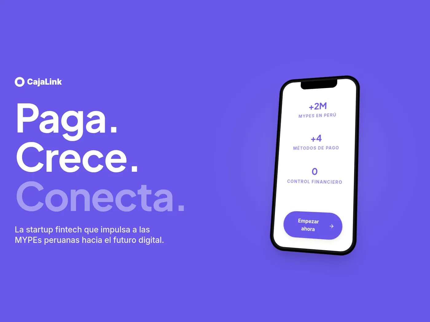 CajaLink Fintech Landing