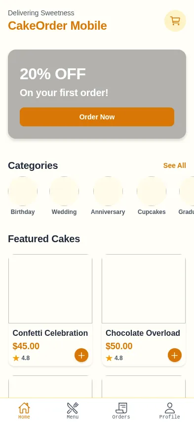 CakeOrder Mobile