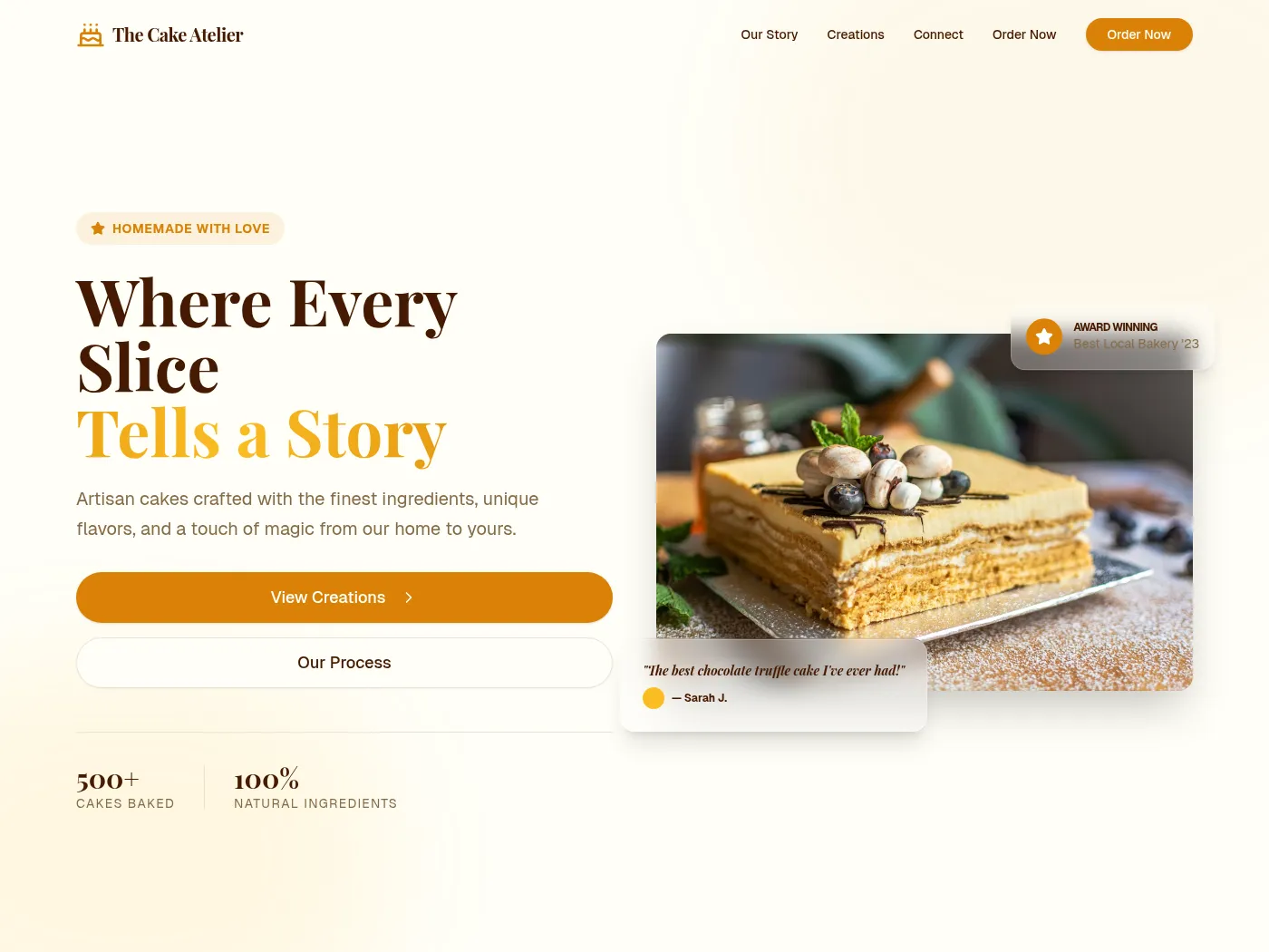 Cake Creator Profile