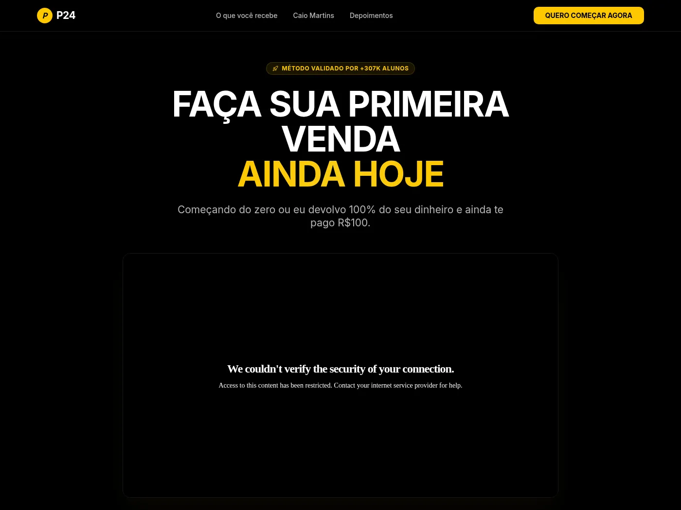 Cakto Landing Page Clone