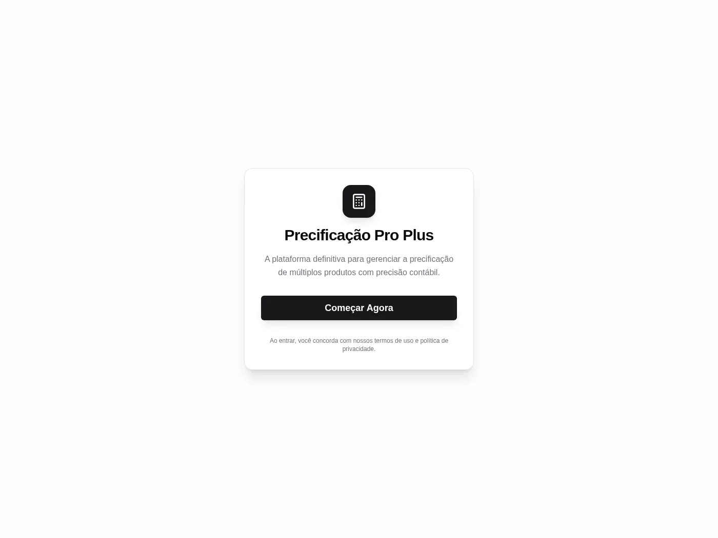 Precificação Pro Plus