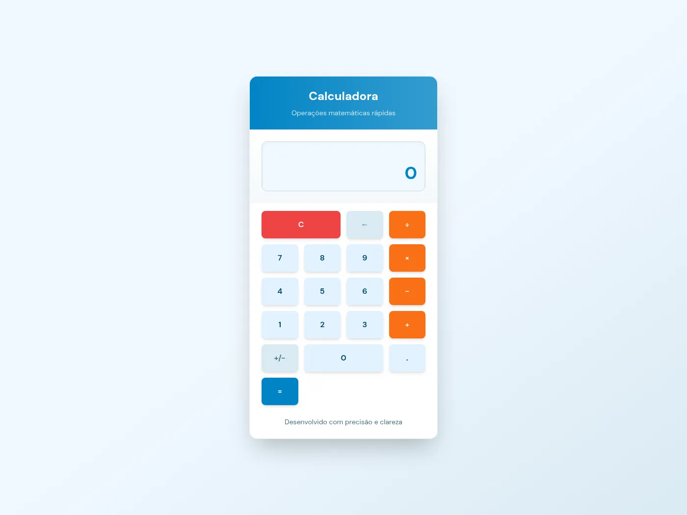 Calculadora Simples Web