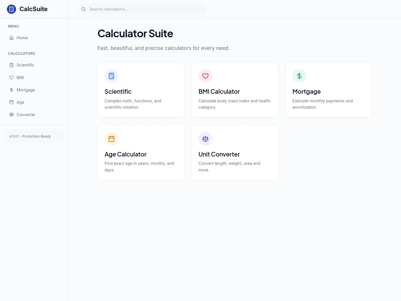 Calculator Clone Suite