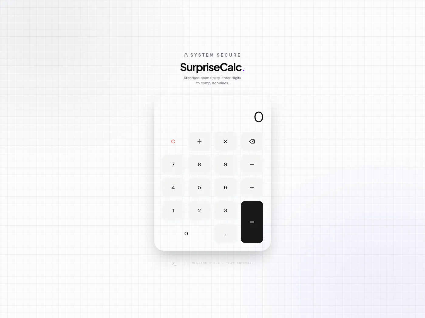 SurpriseCalc Portal