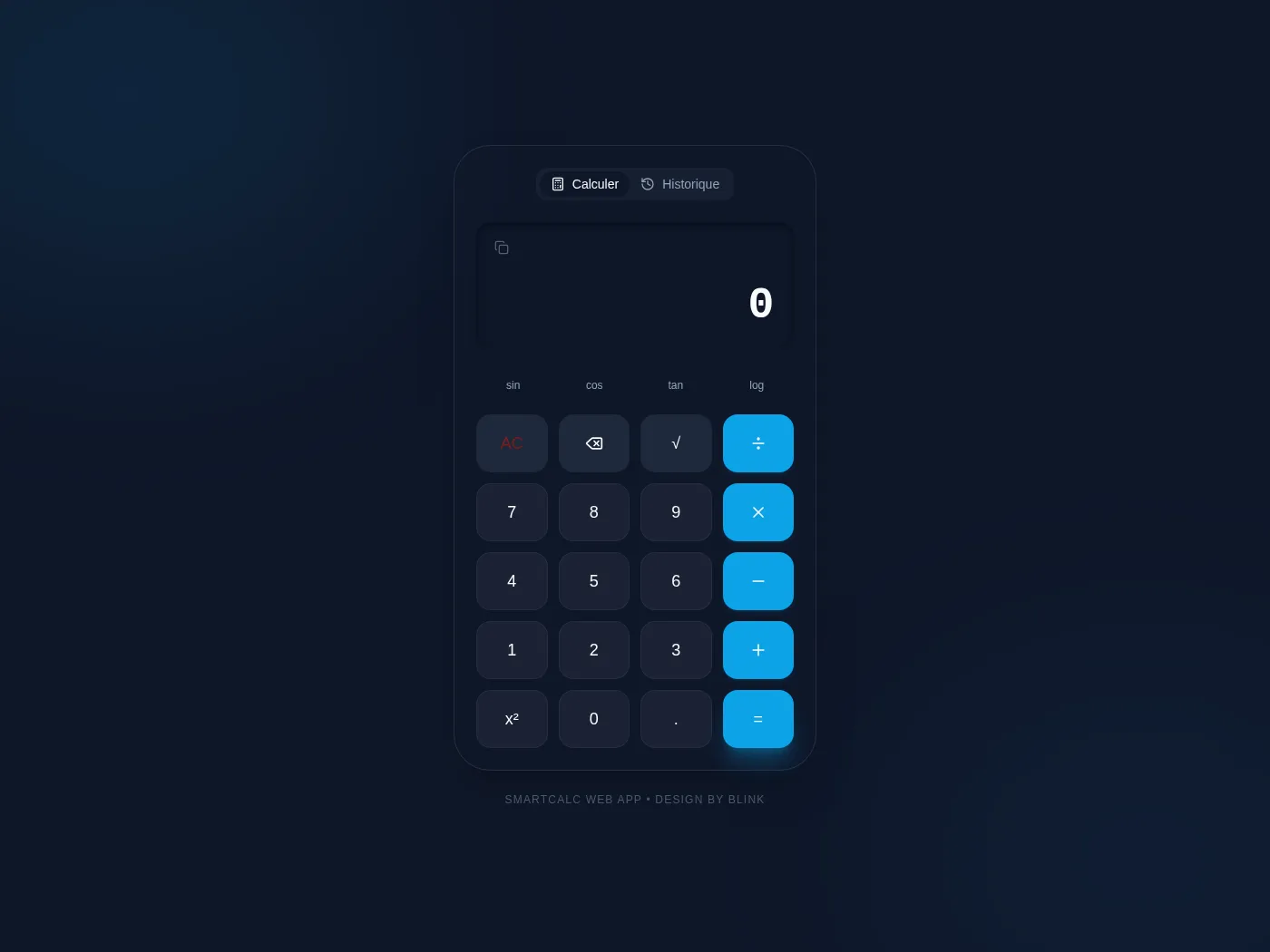 SmartCalc Web App