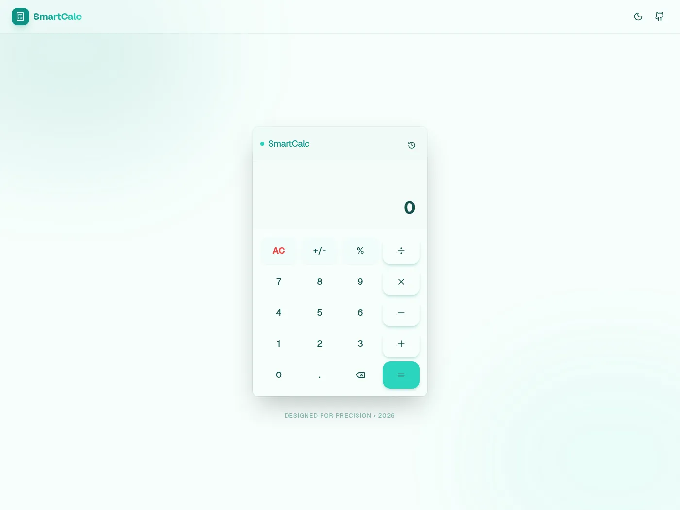 SmartCalc Web App