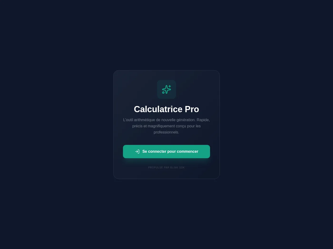 Calculatrice Pro