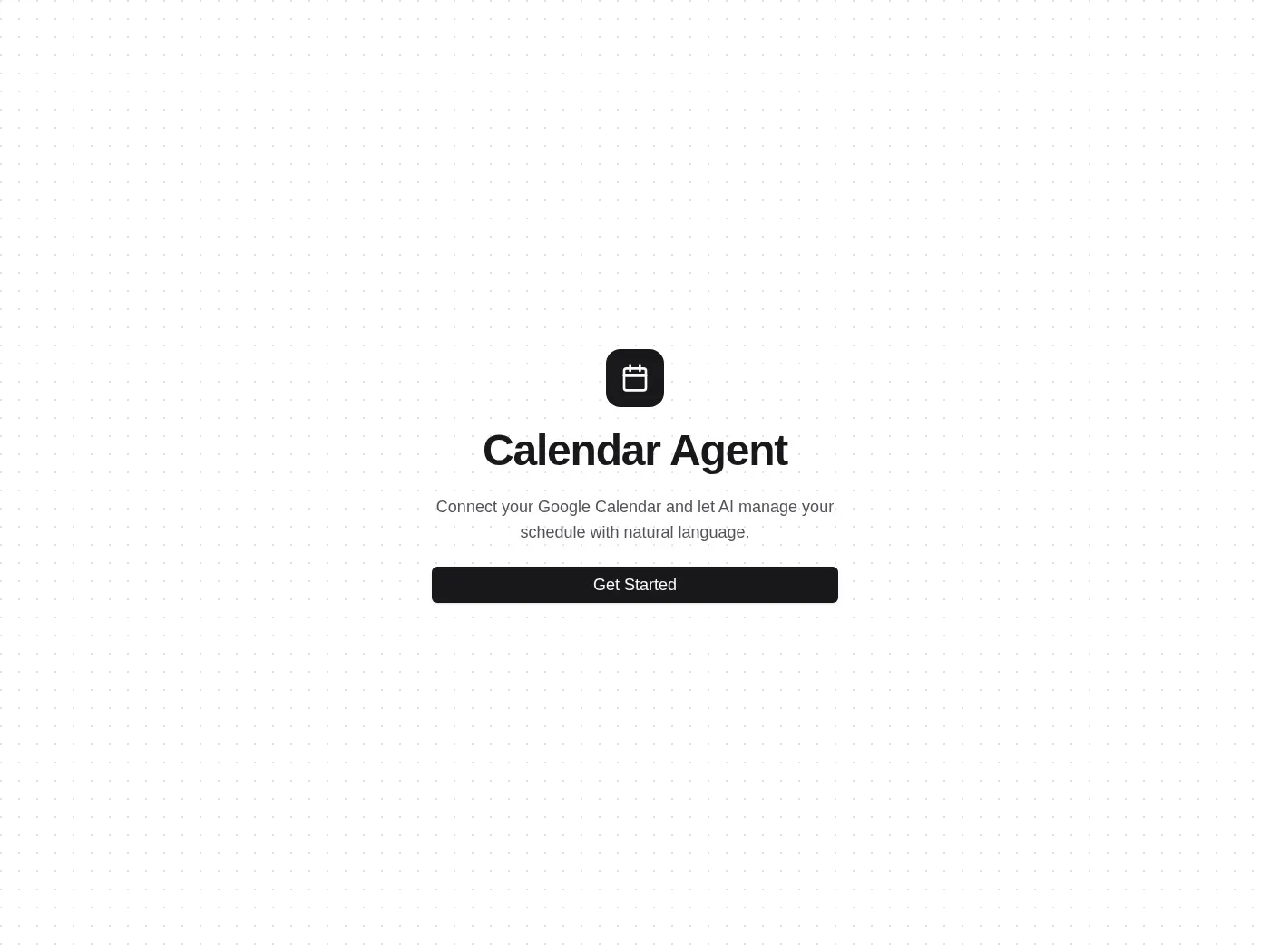 Agentic Calendar Assistant
