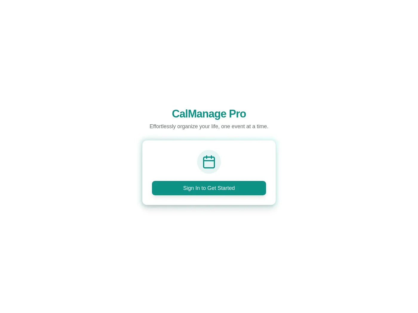 CalManage Pro