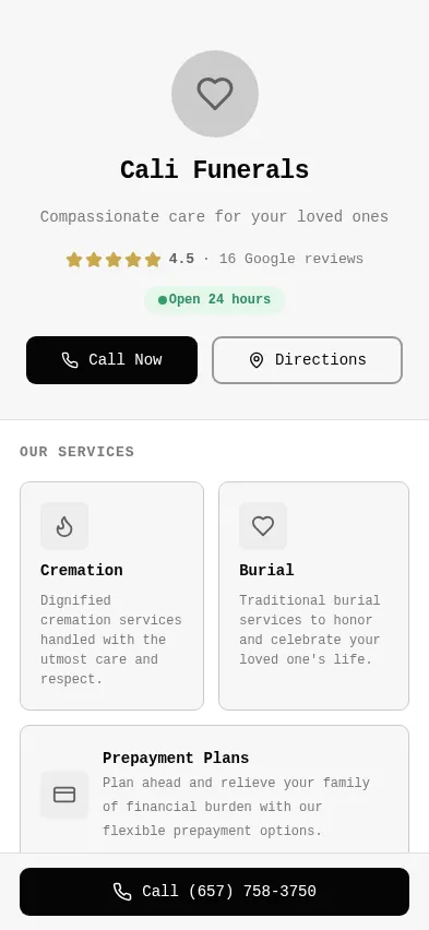 Cali Funeral Services