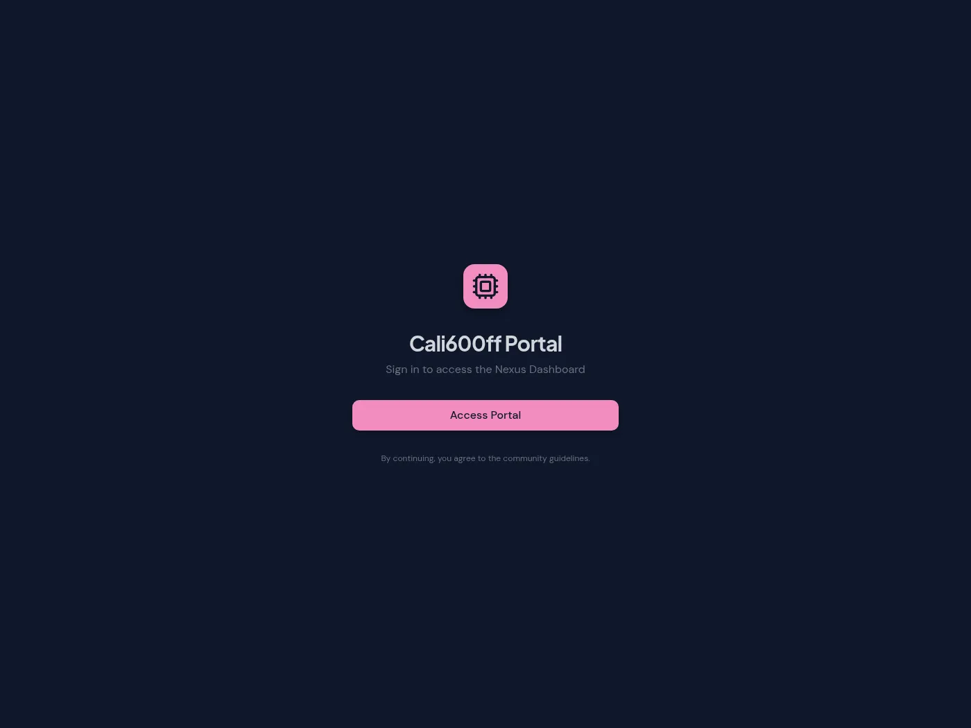 Cali600ff Portal